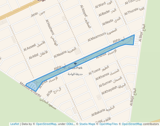 Oasis Park in Riyadh | Map and Routes