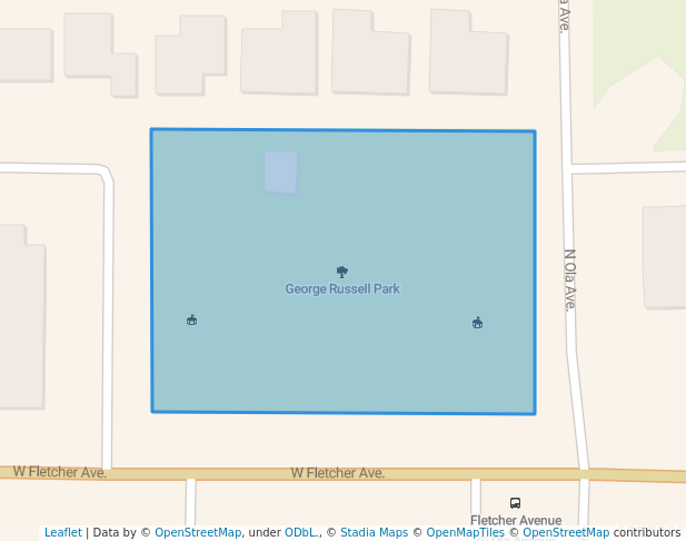 George Russell Park in Tampa | Map and Routes