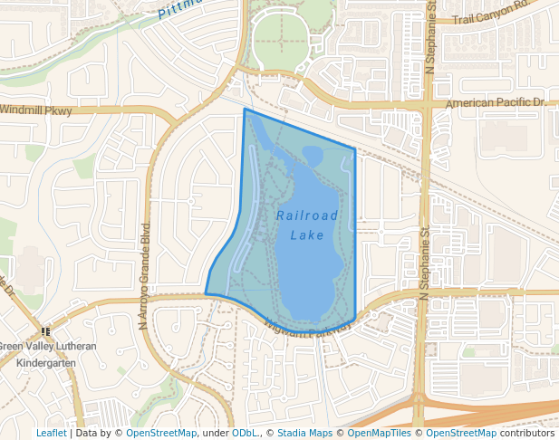 Cornerstone Park in Henderson | Map and Routes