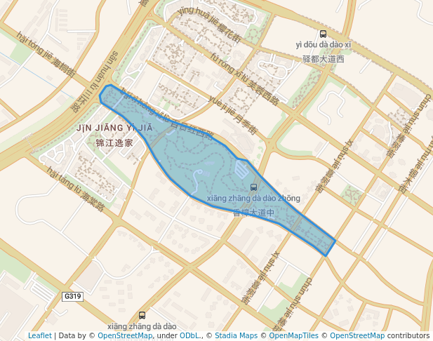 成都市东部副中心市政景观公园 in Cheng Du Shi | Map and Routes