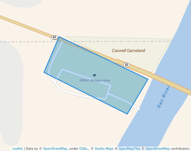Milton Access Area in North | Map and Routes
