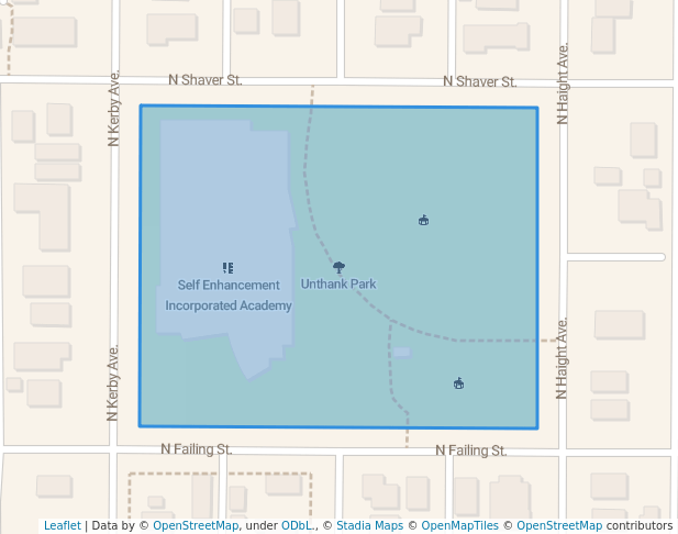 Unthank Park in Portland | Map and Routes