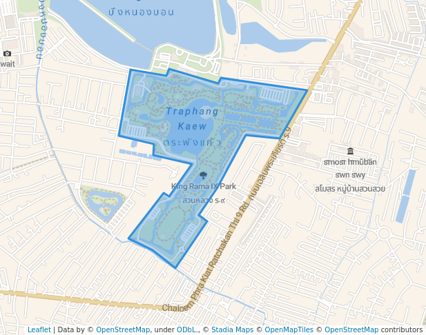 King Rama IX Park in Bangkok | Map and Routes