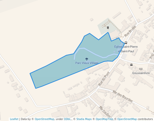 Parc Vieux Village in Goussainville | Map and Routes