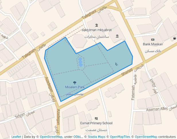 Moalem Park in Meymeh | Map and Routes