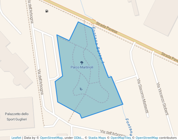 Parco Martinoli in Mortara | Map and Routes
