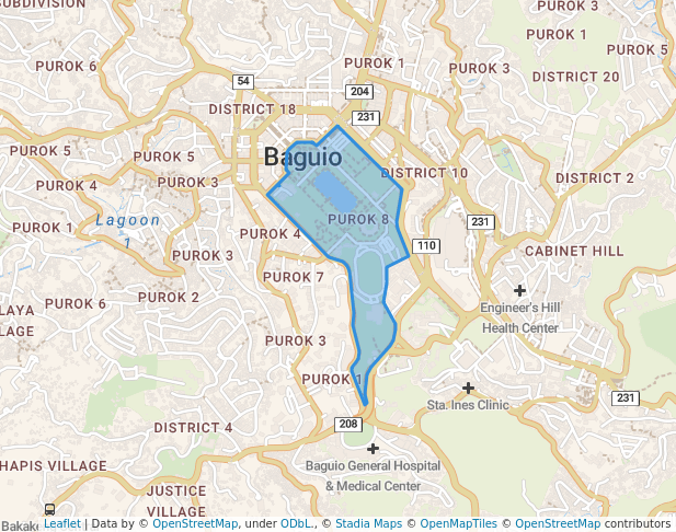 Burnham Park in Baguio | Map and Routes