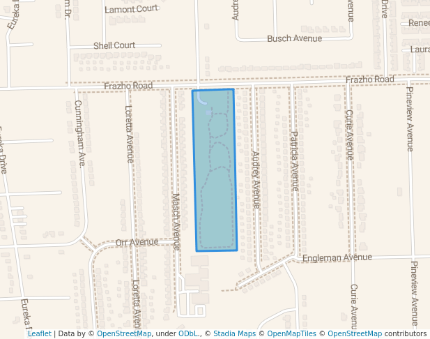 Busse Park in Warren | Map and Routes