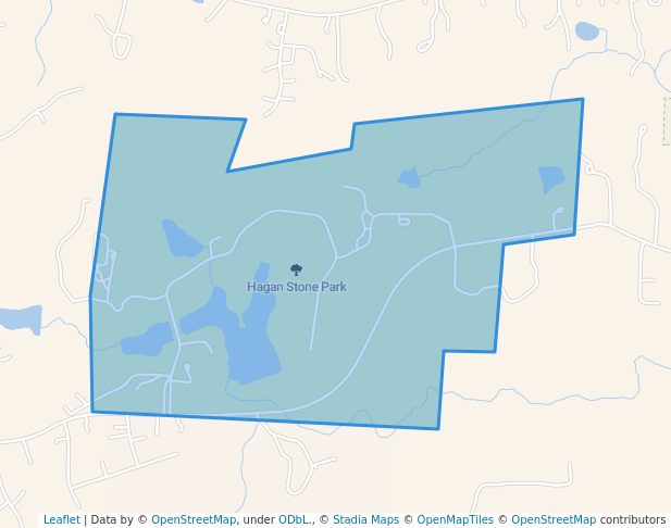 Hagan Stone Park in Pleasant Garden | Map and Routes