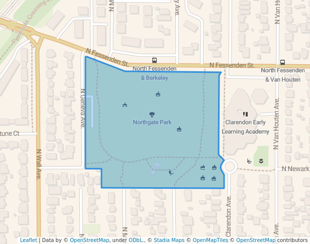 Northgate Park in Portland | Map and Routes