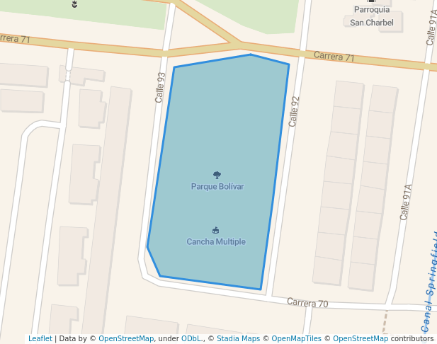 Parque Bolívar in Barranquilla | Map and Routes