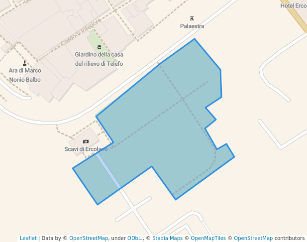 Giardino degli Scavi di Ercolano in Ercolano | Map and Routes