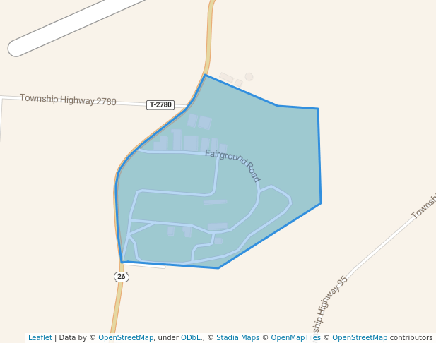 Monroe County Fairgrounds in Woodsfield | Map and Routes