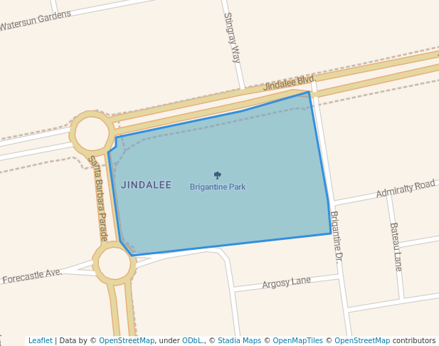 Brigantine Park in Jindalee | Map and Routes