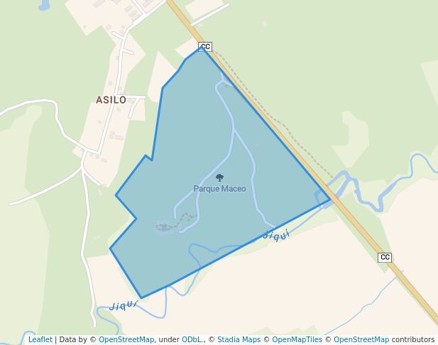 Parque Maceo in Florida | Map and Routes