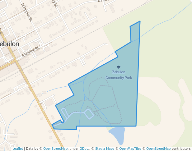 Zebulon Community Park in Zebulon | Map and Routes