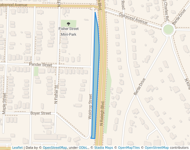 Wilson Park in Raleigh | Map and Routes