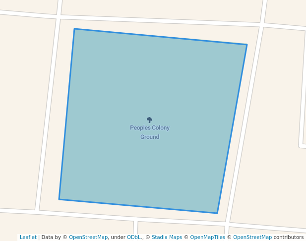 Peoples Colony Ground in Attock | Map and Routes