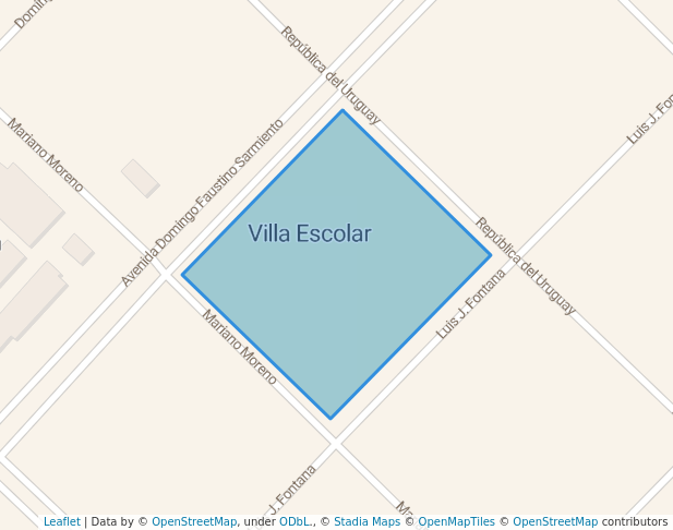 Plaza Sargento Cabral in Villa Escobar | Map and Routes