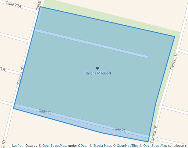 Cancha Madrigal in Neiva | Map and Routes