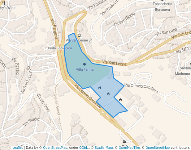 Villa Comunale Farina in Enna | Map and Routes