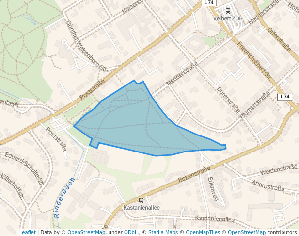 Offerbusch in Velbert | Map and Routes