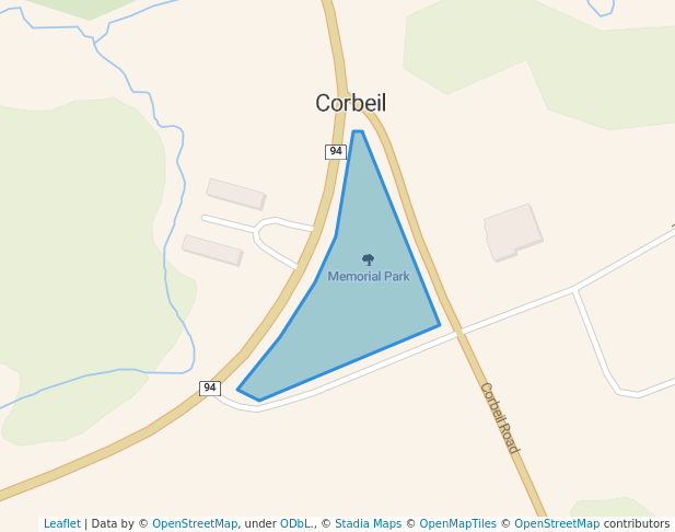 Memorial Park in Corbeil | Map and Routes