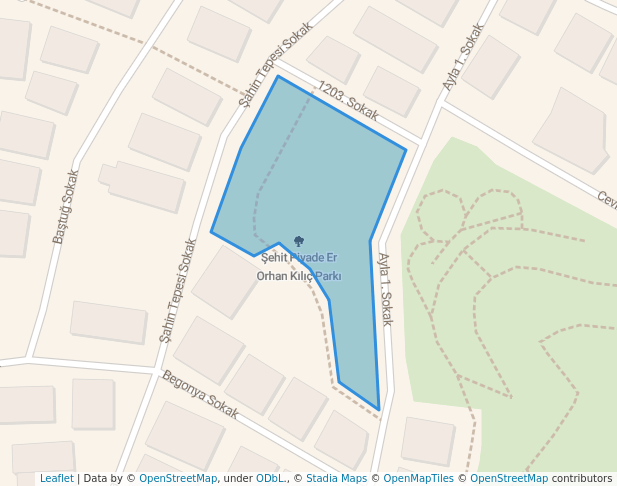 Şehit Piyade Er Orhan Kılıç Parkı in Ankara | Map and Routes