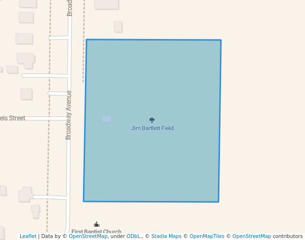 Jim Bartlett Field in Winnett | Map and Routes