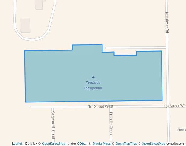 Westside Playground in Hardin | Map and Routes