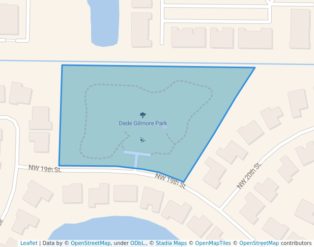 Dede Gilmore Park in Coral Springs | Map and Routes