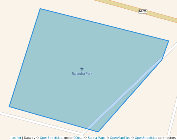 Rajendra Park in Balangir | Map and Routes