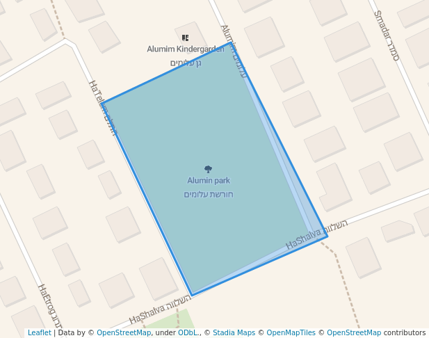 Alumin park in Savyon | Map and Routes