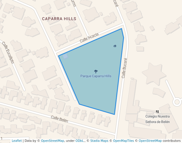 Parque Caparra Hills in Guaynabo | Map and Routes