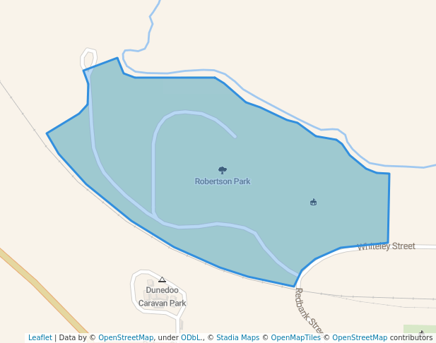 Robertson Park in Dunedoo | Map and Routes
