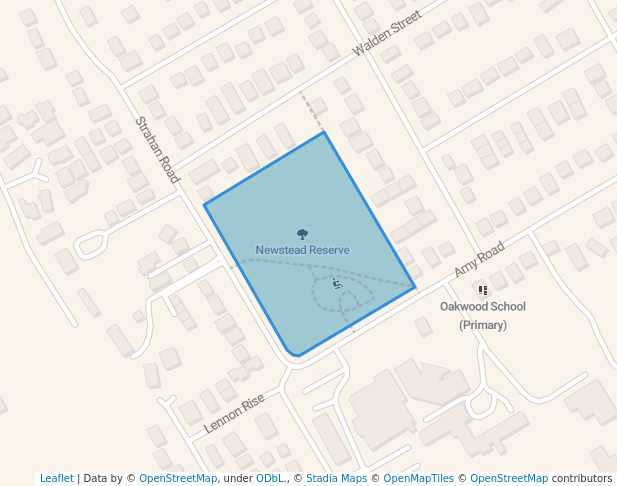 Newstead Reserve in Newstead | Map and Routes
