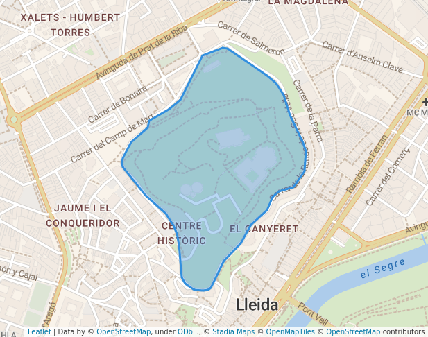 la Seu Vella in Lleida | Map and Routes