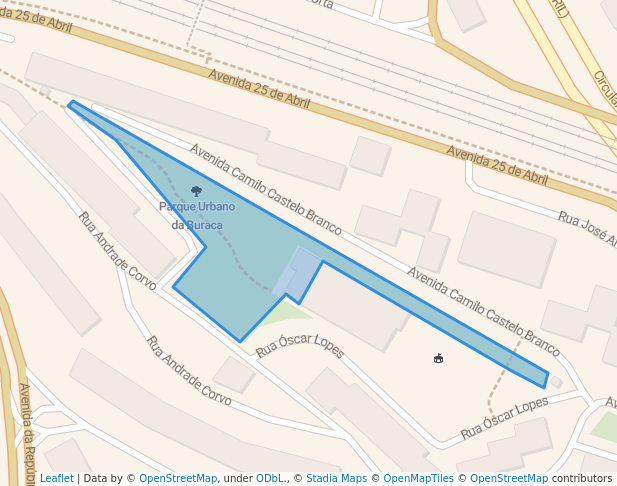 Parque Urbano da Buraca in Buraca | Map and Routes