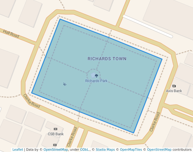 Richards Park in Bengaluru | Map and Routes