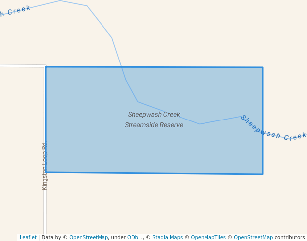 Sheepwash Creek Streamside Reserve in Campbells Bridge | Map and Routes