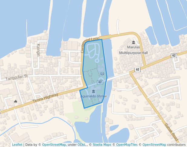 Aguinaldo Park in Kawit | Map and Routes