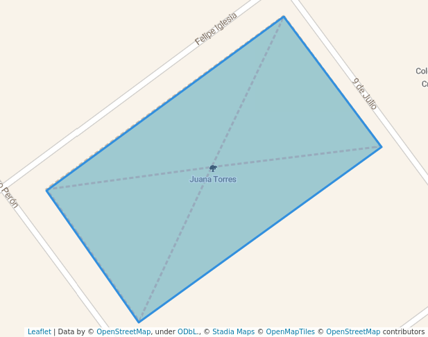 Juana Torres in General Manuel J. Campos | Map and Routes