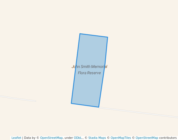 John Smith Memorial Flora Reserve in Lower Norton | Map and Routes