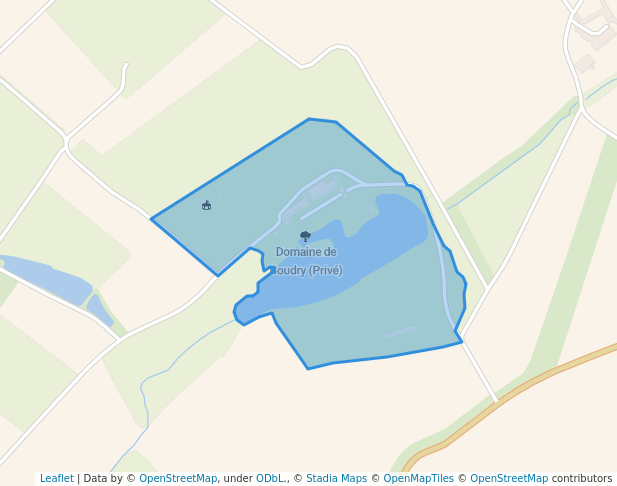 Domaine de Boudry (Privé) in Le Rœulx | Map and Routes