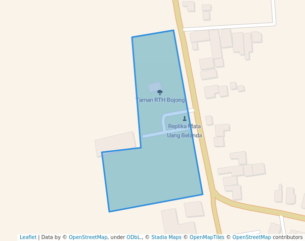 Taman RTH Bojong in Purbalingga | Map and Routes