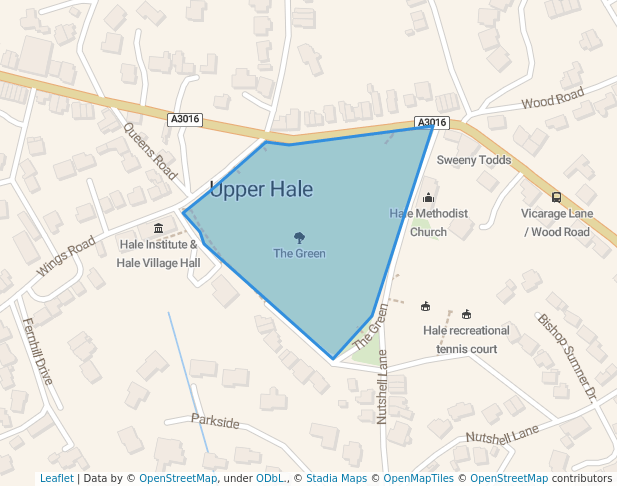 The Green in Farnham | Map and Routes