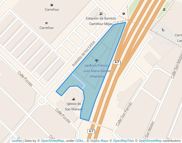 Jardines Párroco José María Ramos Villalobos in Las Lagunas de Mijas ...