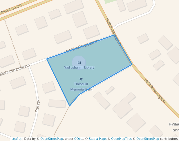 Holocust Memorial Park in Savyon | Map and Routes