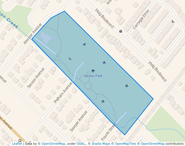 Serson Park in Mississauga | Map and Routes