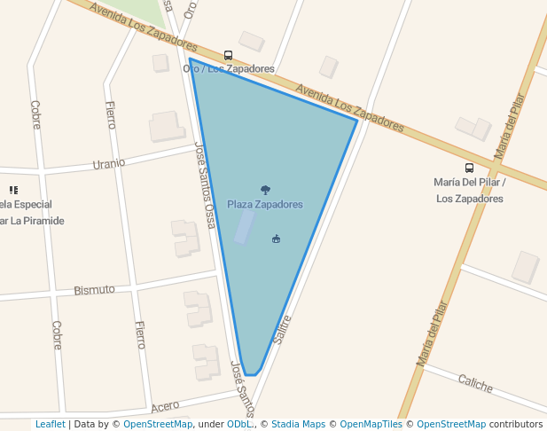 Plaza Zapadores in Recoleta | Map and Routes